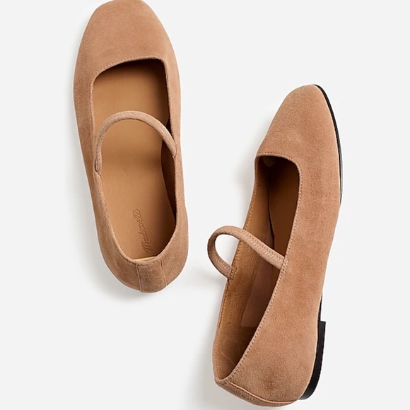Madewell | Shoes | New Madewell The Greta Ballet Flat In Warm Sand ...
